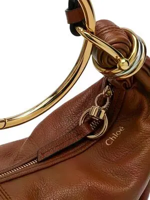 Chloé Small Leather Satchel With Bracelet Handle
