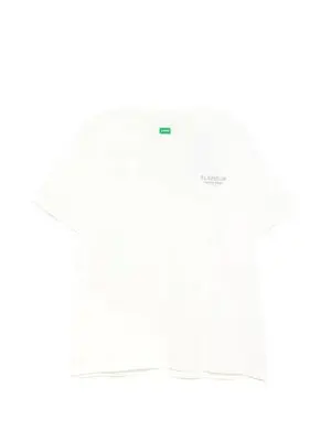 FLANEUR Logo-detail T-shirt - Neutrals