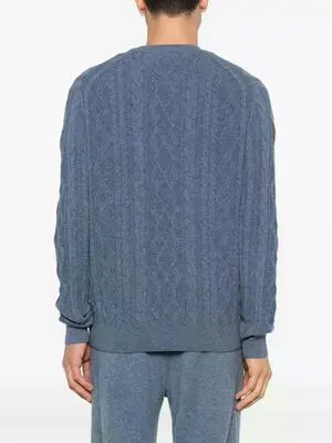 Eric Bompard Cable-knit Crew-neck Sweater