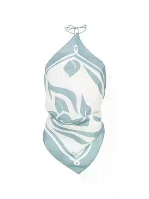 SIR. Lilou Printed Scarf Top