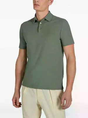 ZANONE Short-sleeve Polo Shirt - Green