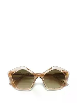 Marni X Retrosuperfuture Eluvi Geometric-frame Sunglasses - Neutrals
