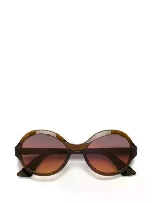 Marni X Retrosuperfuture Nozea Round-frame Sunglasses - Brown