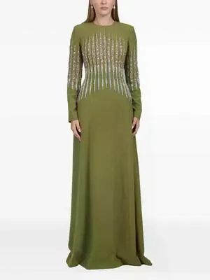 Dina Melwani Embellished Evening Dresses