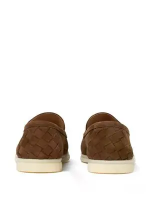 SCAROSSO Ludovico Suede Loafers - Brown