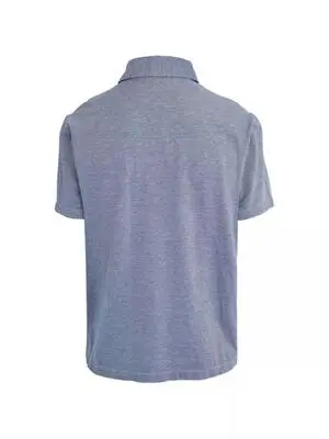 LUIGI BORRELLI Short-sleeve Polo Shirt - Blue