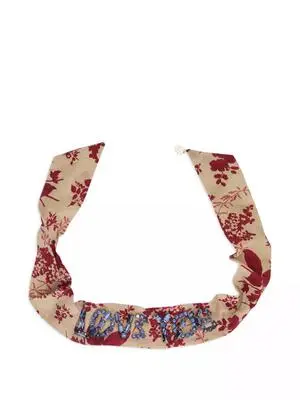 Red Valentino Floral Embellished Necklace - Neutrals