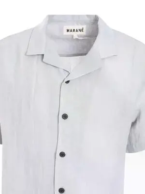 Marané Camp-collar Short-sleeve Shirt - Grey