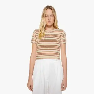 Sablyn Jude Striped Cashmere Tee - Multi