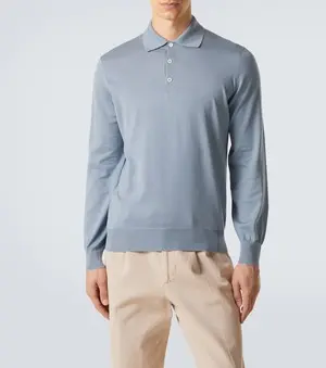 Brunello Cucinelli Cotton Polo Sweater