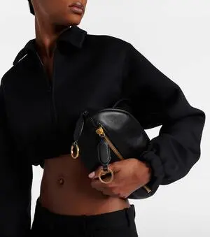 Balenciaga Bolero Mini Leather Top-handle Bag - Black