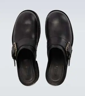 Balenciaga Venom Leather Mules