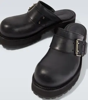 Balenciaga Venom Leather Mules