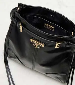Prada Bonnie Mini Leather Shoulder Bag