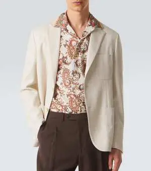 Etro Cotton And Wool Blazer