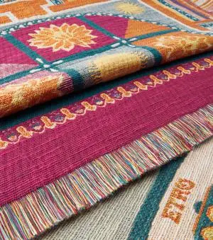 Etro Shanti Embroidered Cotton Throw - Multicoloured