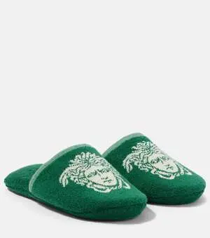 Versace Pull On Slides Slipper
