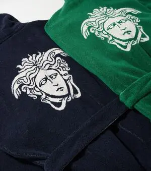 Versace Medusa Cotton Terry Robe