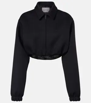 Balenciaga Cropped Blouson Jacket