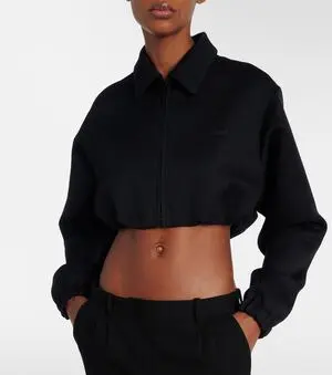 Balenciaga Cropped Blouson Jacket
