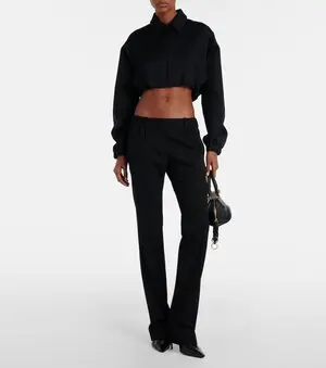 Balenciaga Cropped Blouson Jacket