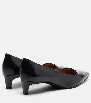TOD'S 40 Leather Pumps - Black