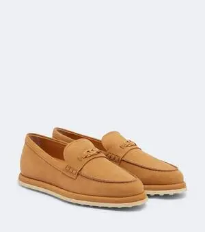 TOD'S T Timeless Leather Loafers - Brown
