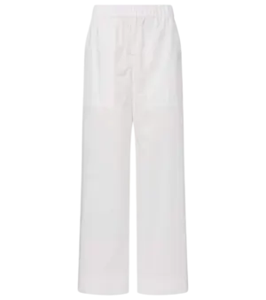Simkhai Arden Cotton-blend Wide-leg Pants - White