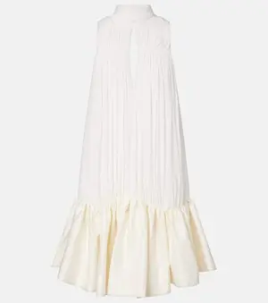 ROTATE BY BIRGER CHRISTENSEN Bridal Tie-neck Draped Mini Dress