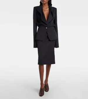 Alexander McQueen Wool Single-breasted Blazer