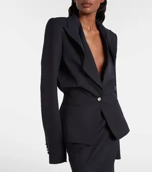 Alexander McQueen Wool Single-breasted Blazer