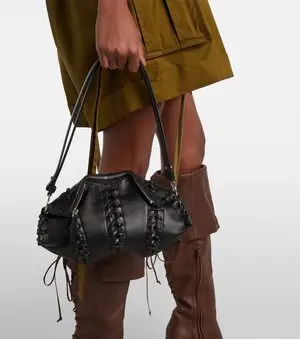 Alexander McQueen Small Leather Shoulder Bag