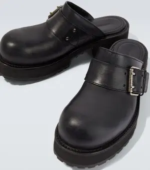 Balenciaga Venom Leather Mules
