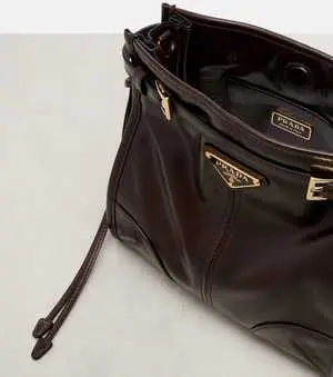 Prada Bonnie Mini Leather Shoulder Bag