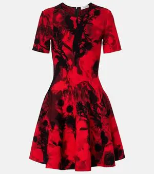 Alexander McQueen Jacquard Minidress