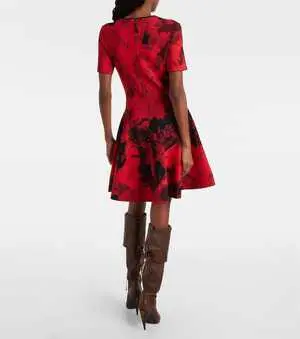 Alexander McQueen Jacquard Minidress