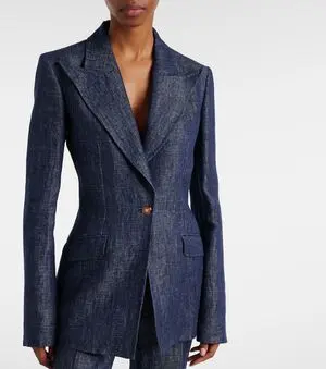 Gabriela Hearst Leiva Linen Blazer