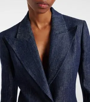 Gabriela Hearst Leiva Linen Blazer