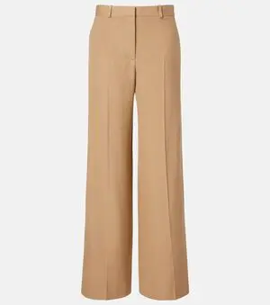 THE ROW Dender Wide-leg Silk Pants