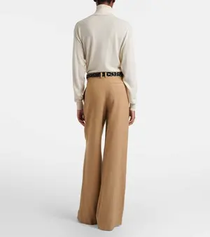 THE ROW Dender Wide-leg Silk Pants