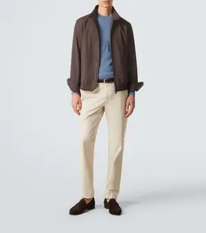 Canali Impeccabile Wool Blouson Jacket