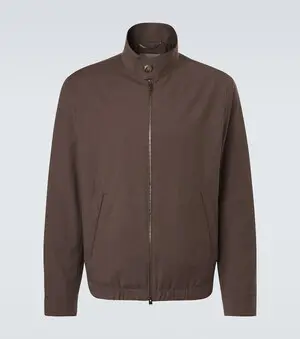 Canali Impeccabile Wool Blouson Jacket - Brown