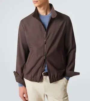Canali Impeccabile Wool Blouson Jacket