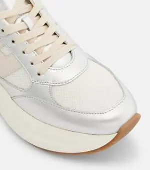 Hogan Maxi I Active Leather-trimmed Sneakers