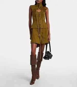 Alexander McQueen Manta Small Leather Shoulder Bag