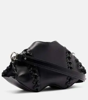 Alexander McQueen Manta Small Leather Shoulder Bag