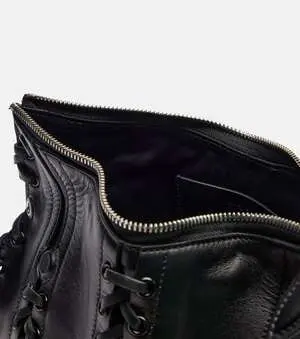 Alexander McQueen Manta Small Leather Shoulder Bag