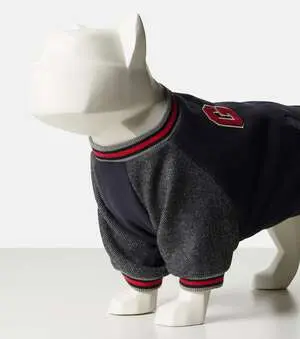 Gucci Embroidered Wool Dog Coat
