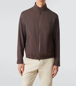 Canali Impeccabile Wool Blouson Jacket