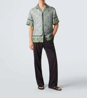 Etro Paisley Silk Twill Shirt